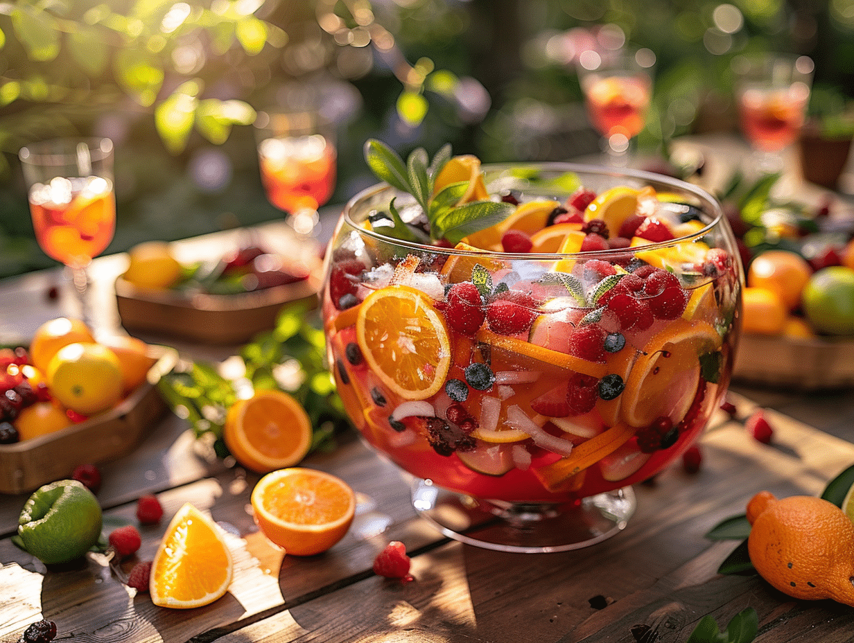 Réussir son apéritif : recette de punch facile pour 20 personnes - CM 35